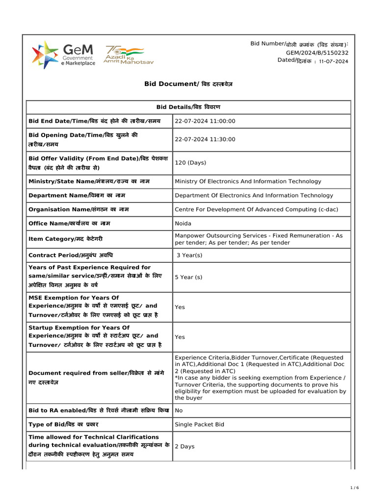 Bid Document | PDF | Procurement | Auction