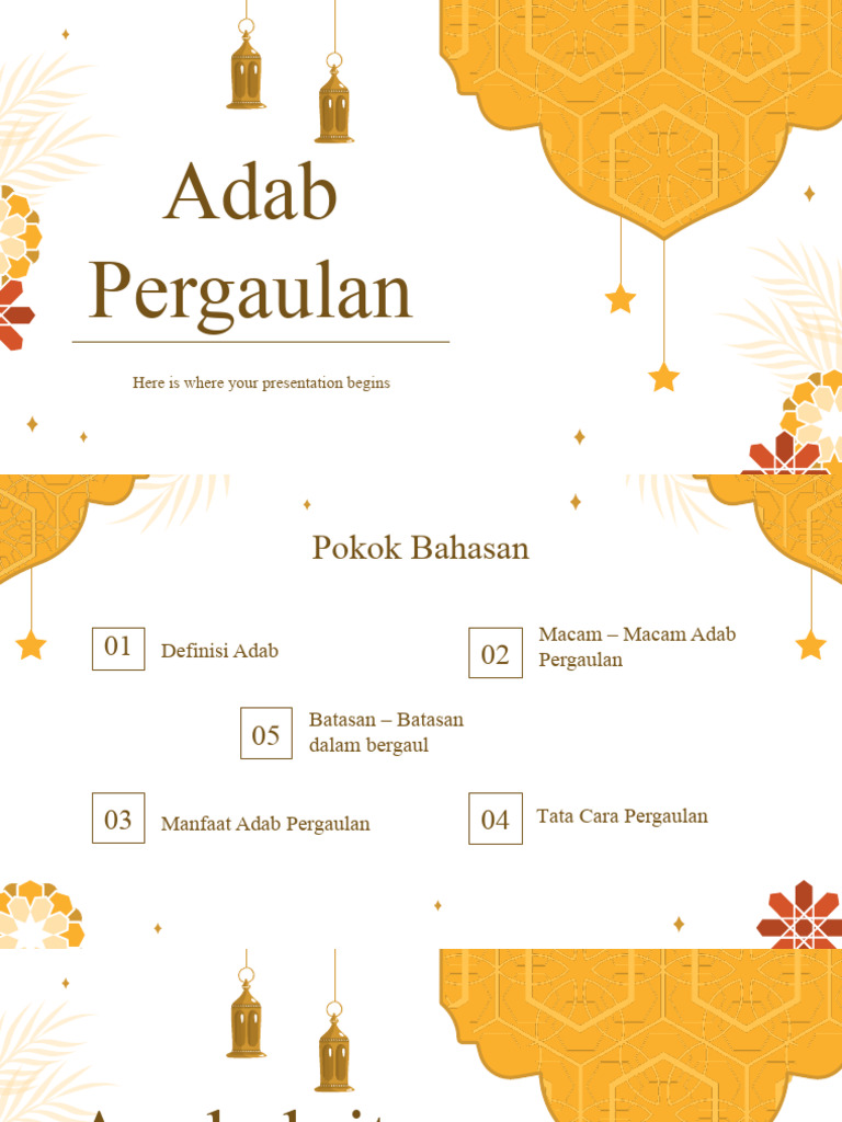 Adab Pergaulan | PDF