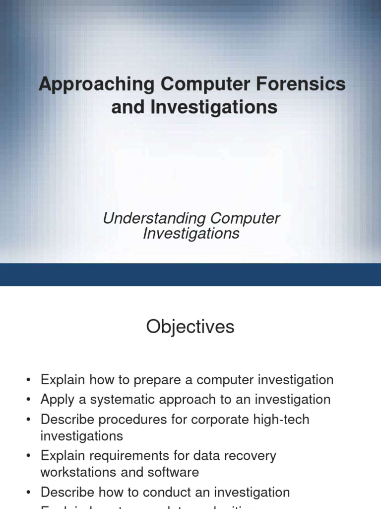 Unit 4.3 | PDF | Computer Forensics | Computer File