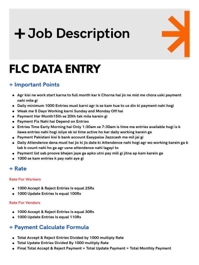FLC Data Entry - 20240629 - 015811 - 0000 | PDF | Career & Growth
