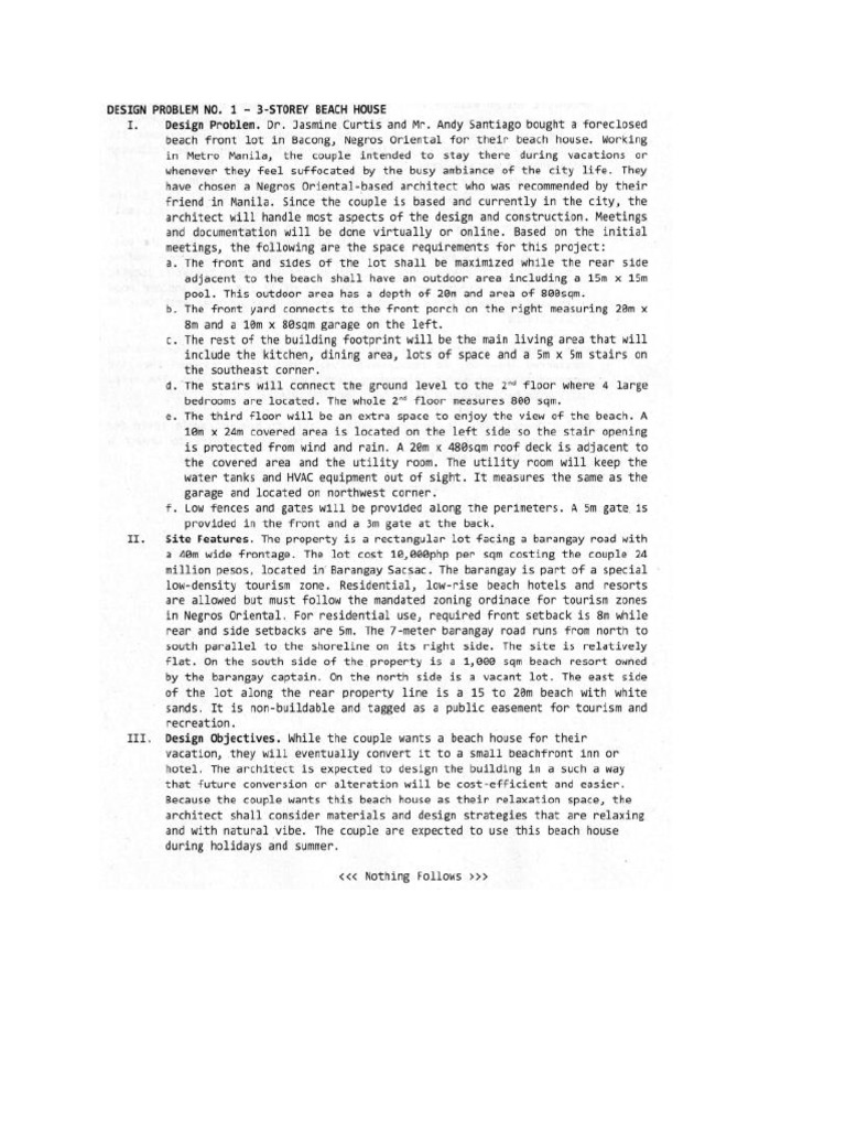 Architectural Design Problems | PDF