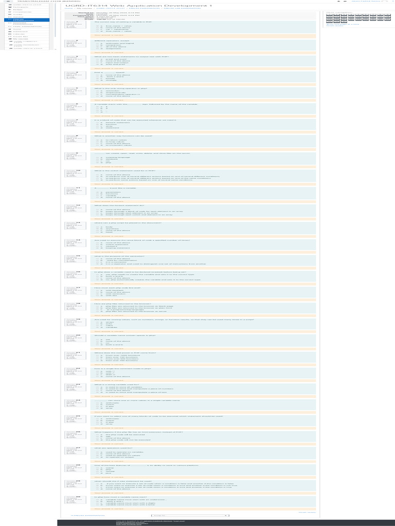 PRELIM LAB EXAMINATION - Web Lab | PDF | Php | C (Programming Language)