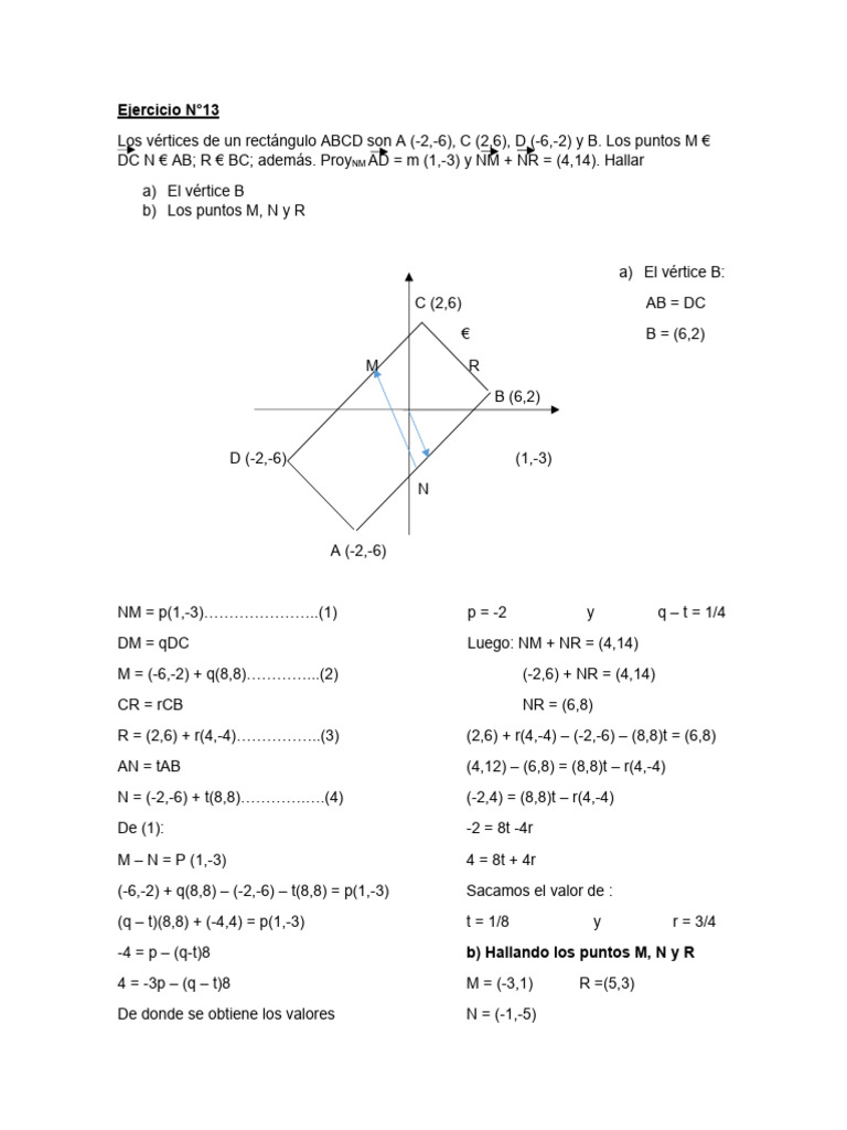 Ejecicios de Mate Basica | PDF | Formas geométricas | Geometría analítica