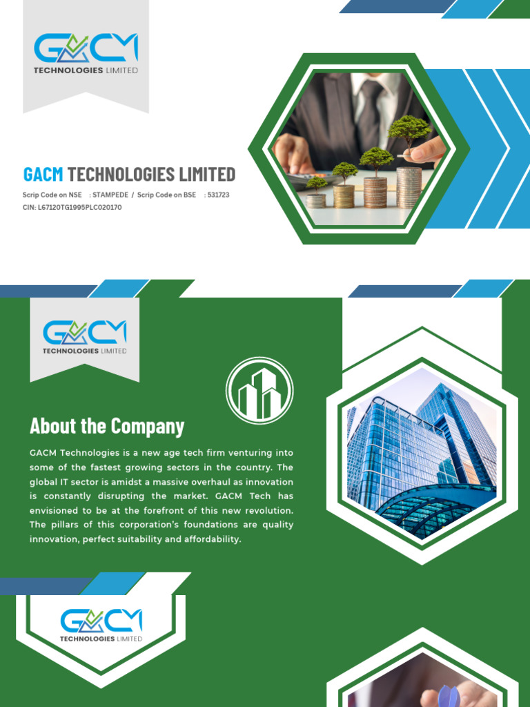 Gacm Technologies Business Presentation | PDF | Software As A Service | Pricing