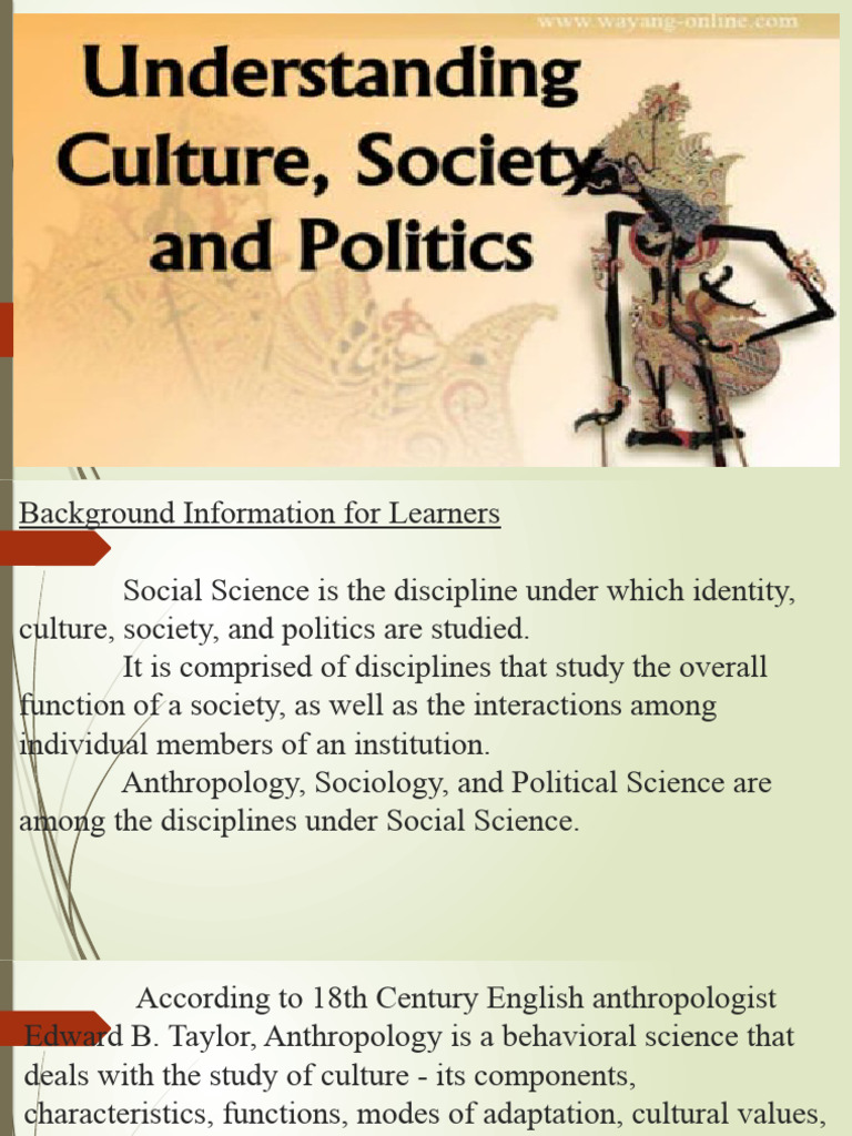 UCSP | PDF | Sociology | Anthropology