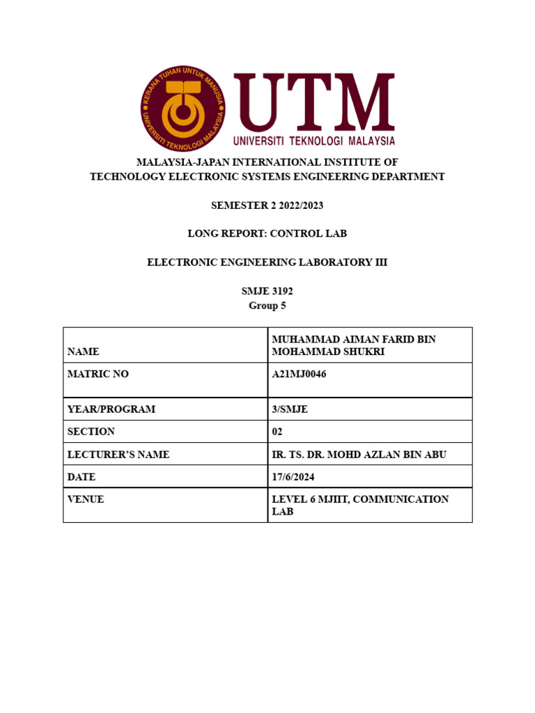 Long Report Communication | PDF | Frequency Modulation | Modulation