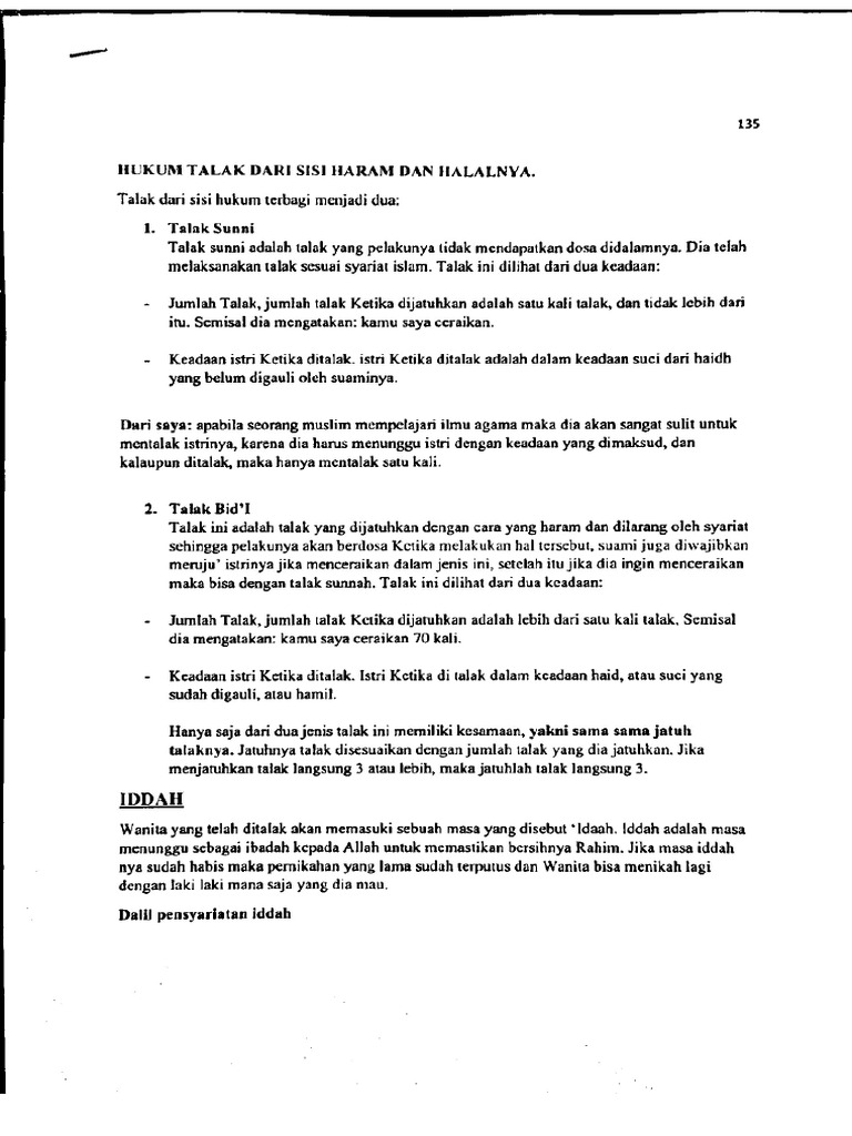 Hukum Talak - 2 | PDF