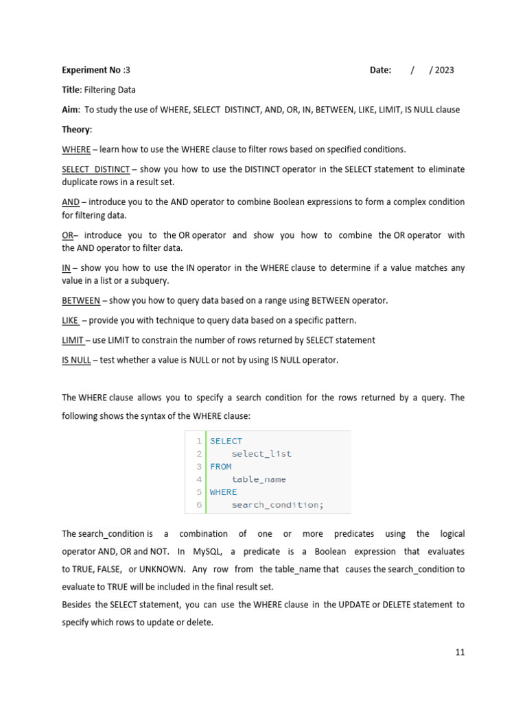 Experiment No 3 | PDF | Boolean Data Type | Computer Programming