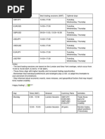 CME Trading Hours Overview | PDF