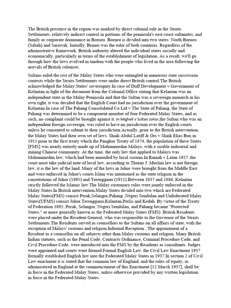 Development Law | PDF | Borneo | English Law