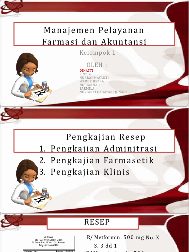 Kel1 PPT Penkajian REsep | PDF