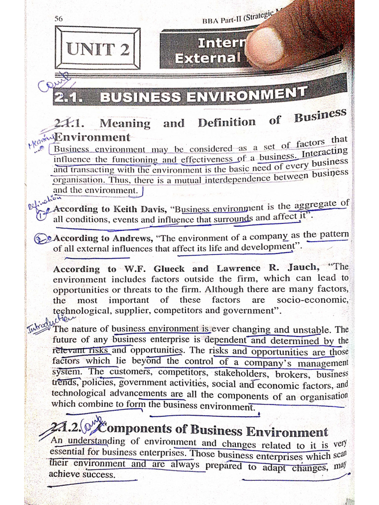 Strategic Management Unit 2 | PDF