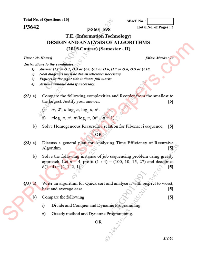 Be - Information Technology Engineering - Semester 6 - 2019 - May ...