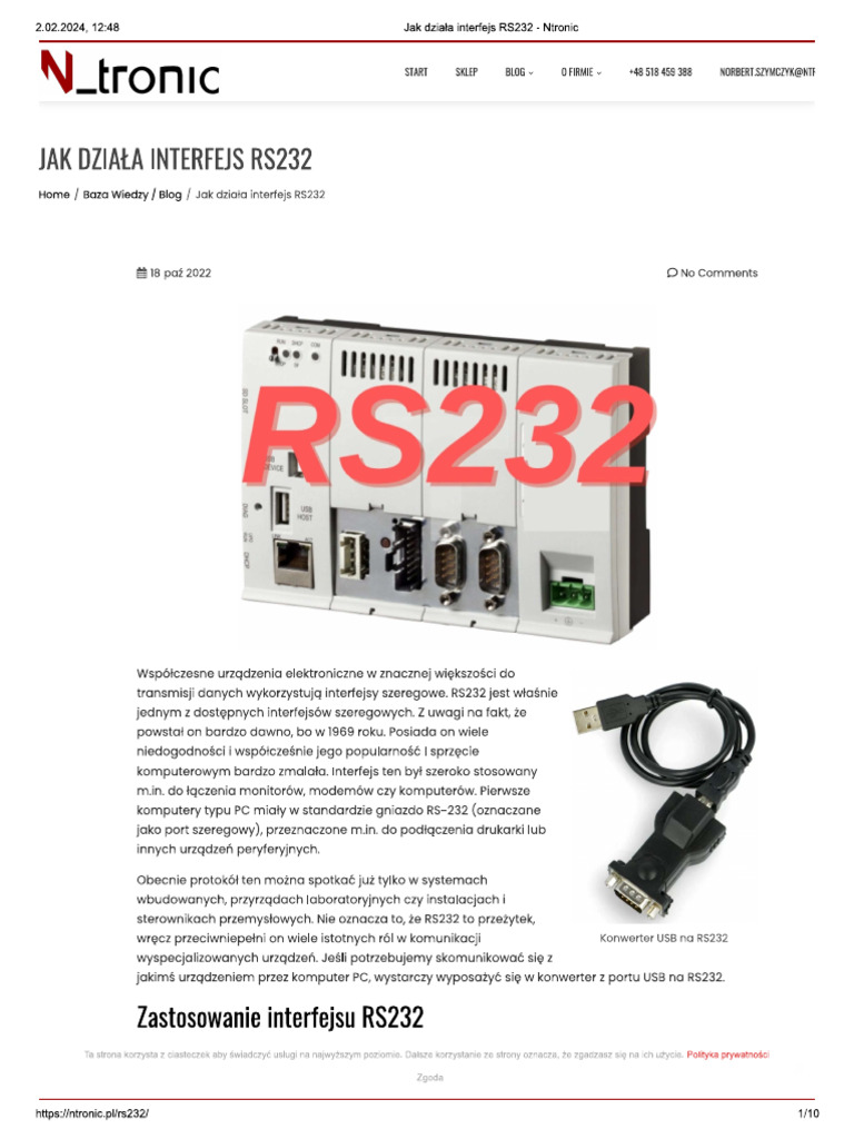 Protokol RS232 | PDF