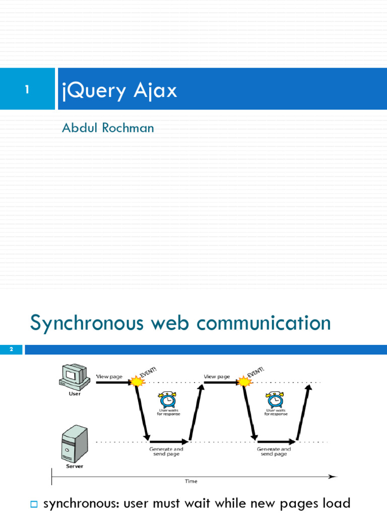 Lect Ajax | PDF | Computers