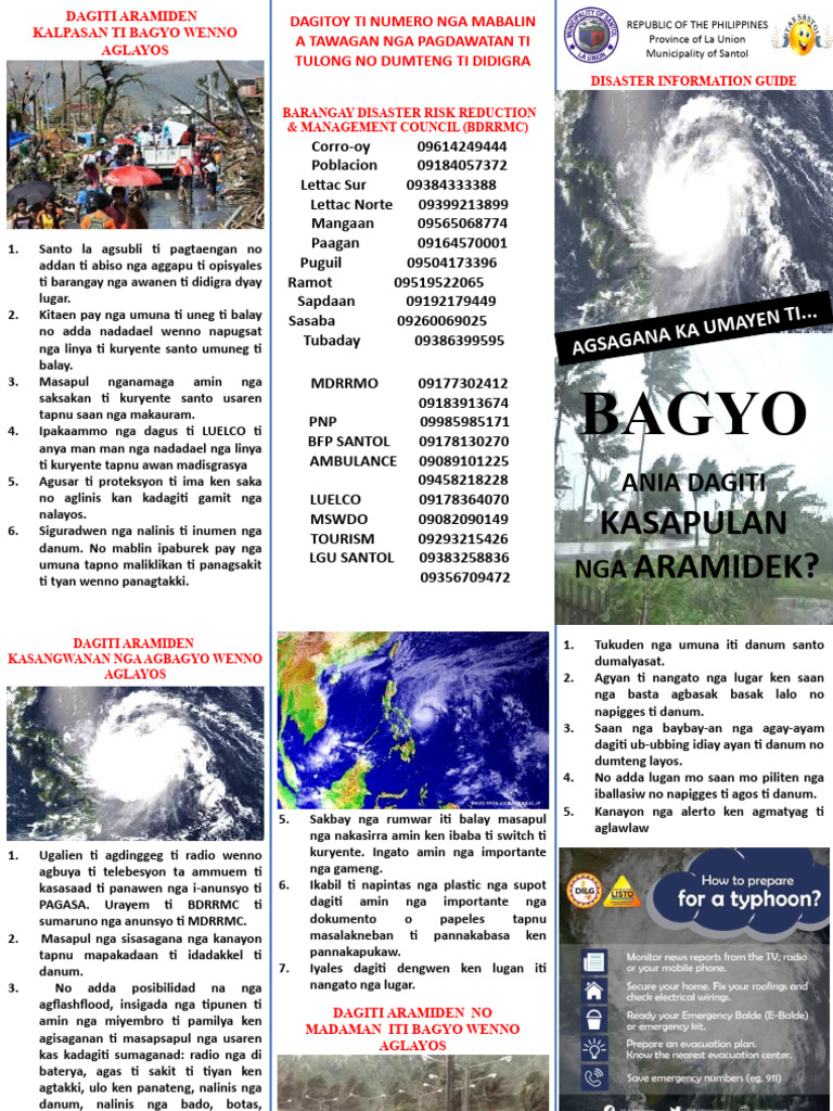 Typhoon MDRRMC Flyers | PDF