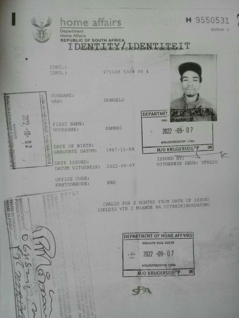Identity Document | PDF