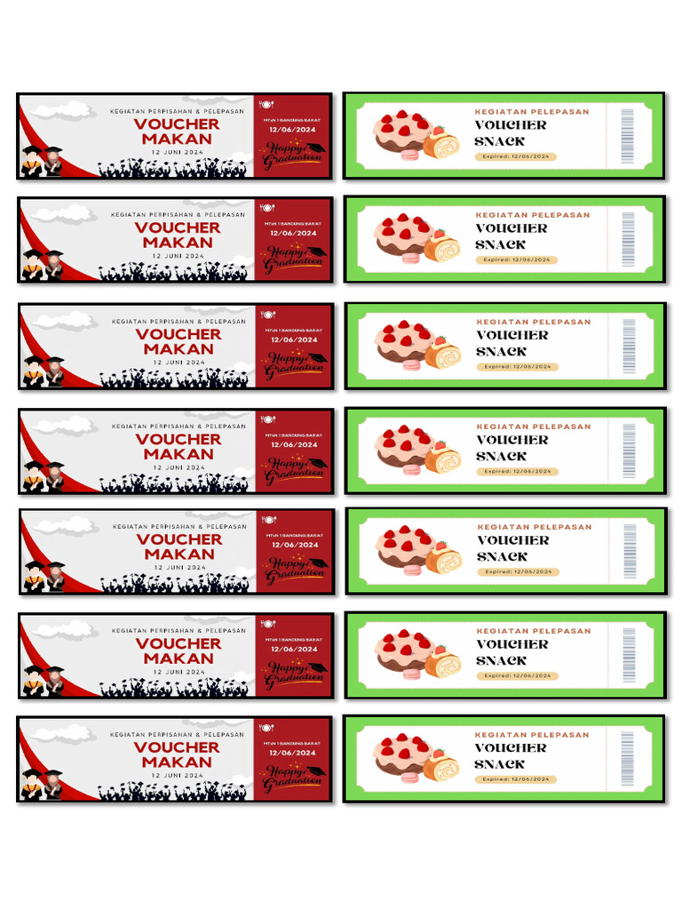 Voucher Makan Dan Snack Guru | PDF