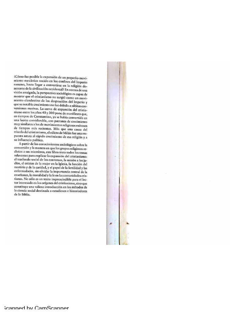 Stark, Rodney - La Expansión Del Cristianismo | PDF