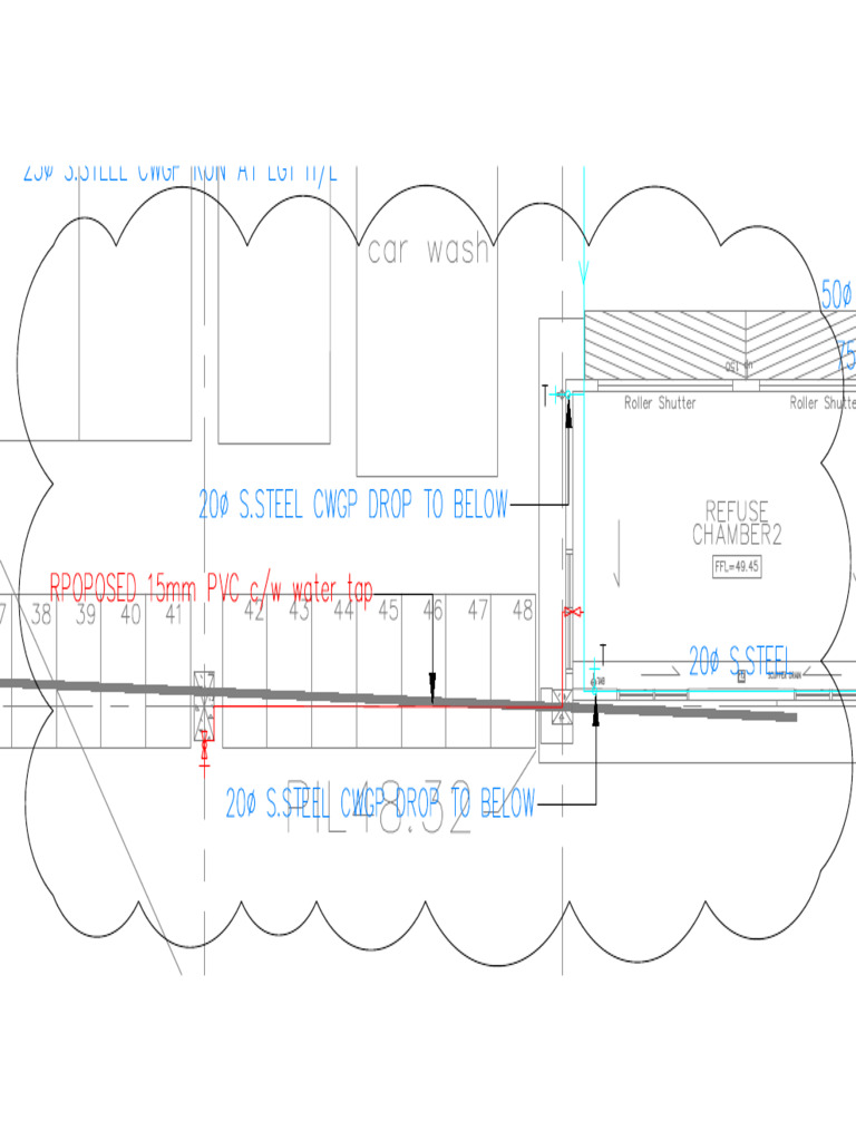 Cold Water Pipe Layout | PDF