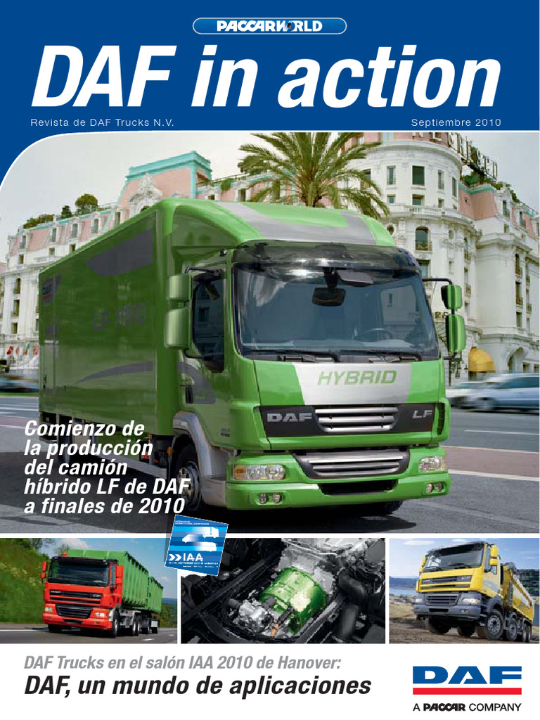 DAF Trucks: Innovaciones y Éxitos 2010 | PDF | Vehículo híbrido | Camión