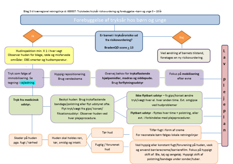 Tryksår Børn - Bilag 3 Algoritme | PDF
