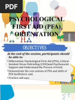 Psychological First Aid | PDF | Body Language | Caregiver