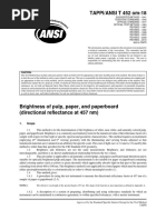 Tappi Chart Faqs | PDF | Calibration | Materials