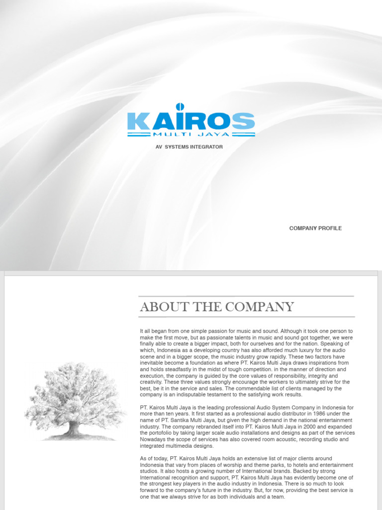 Company Profile Kairos | PDF | Entertainment