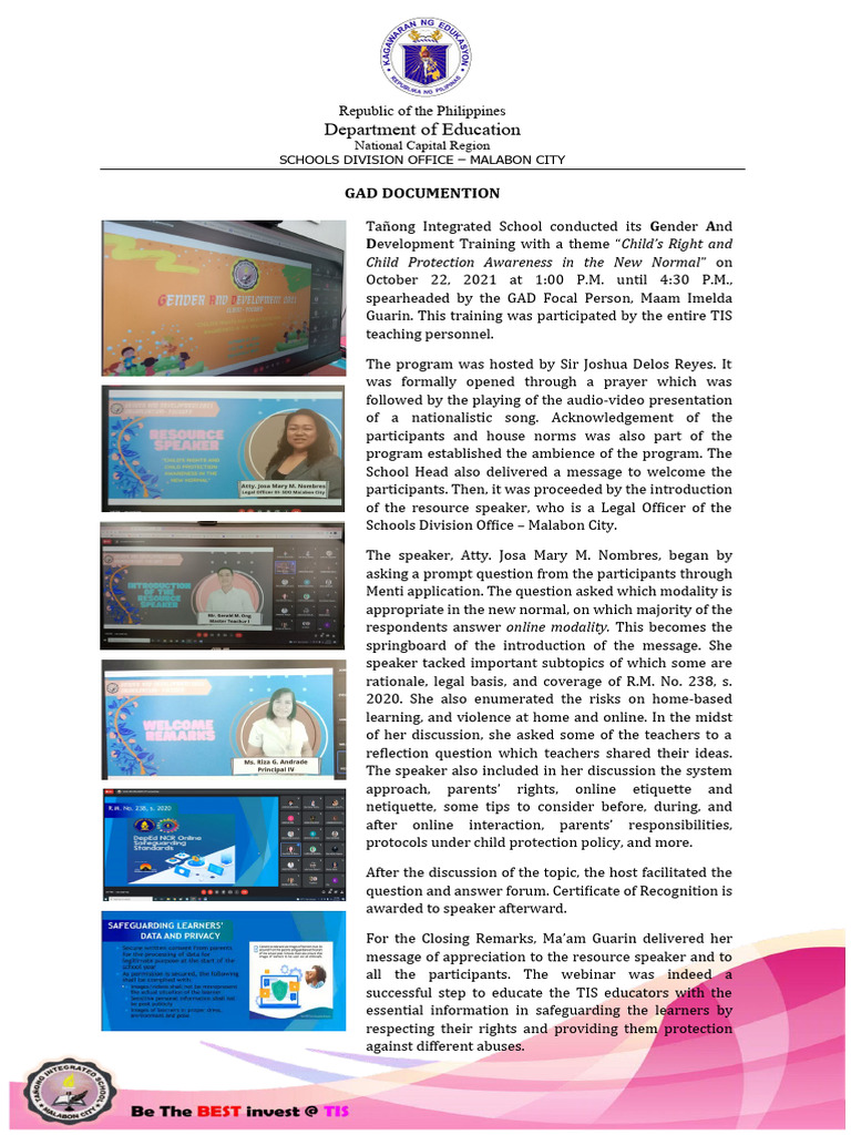 GAD-TRAINING Documentation | PDF | Human Communication | Social Psychology