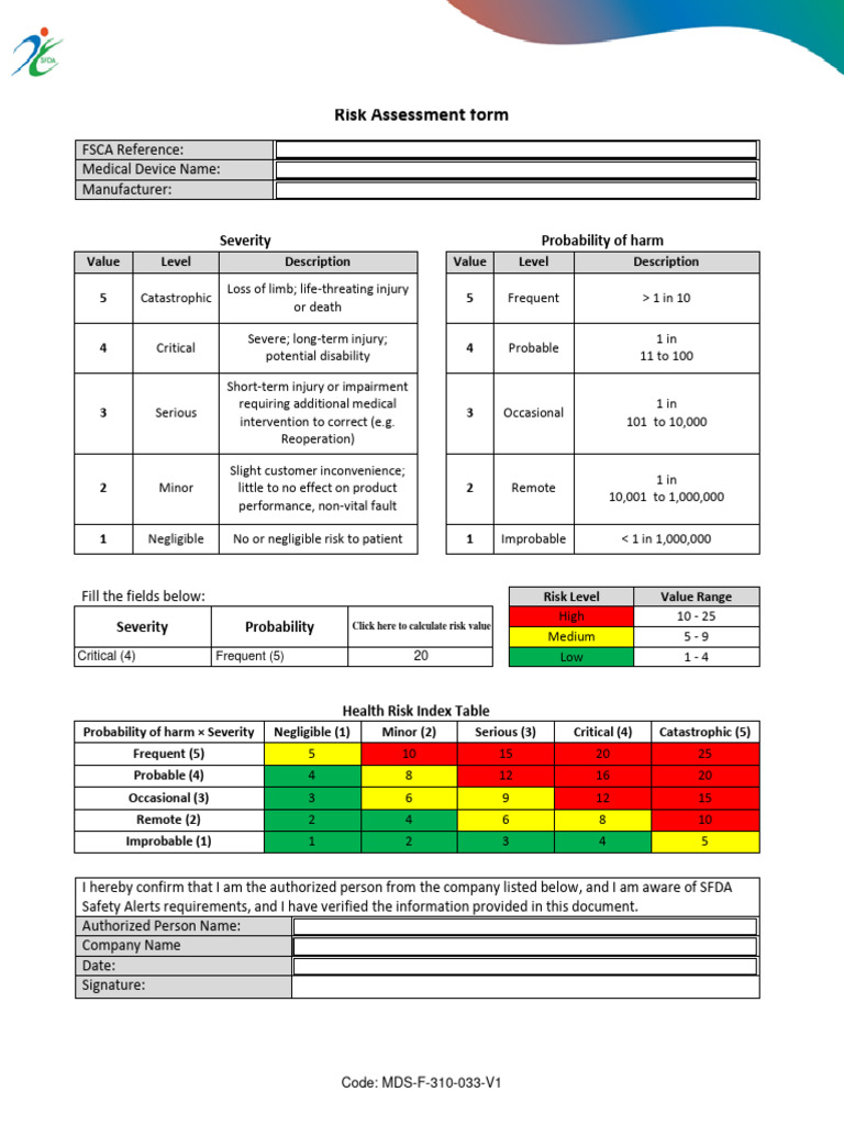 Risk Assessment | PDF | Risk | Clinical Medicine