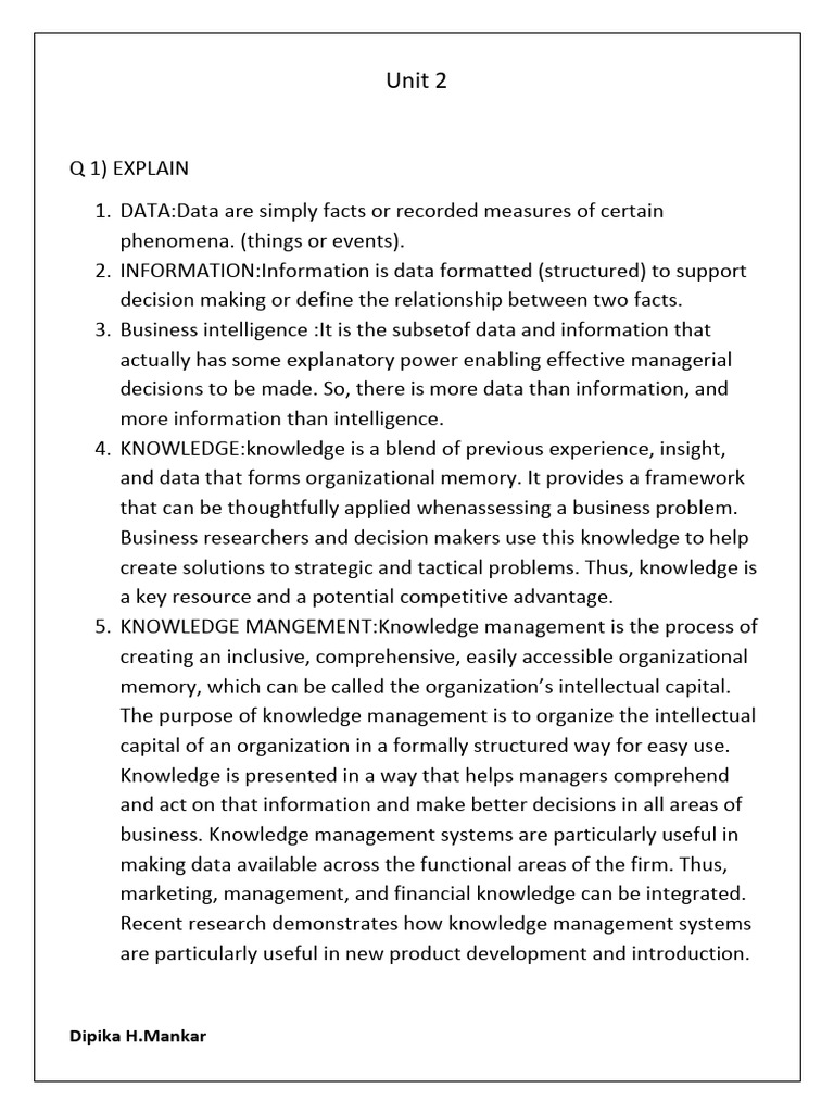 Chapter 2-Ric | PDF | Customer Relationship Management | Information