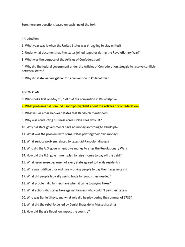 Only Questions | PDF | Political Charters | Politics Of The United States
