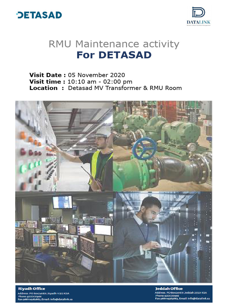RMU Maintenance and Thermography Report | PDF | Thermography ...