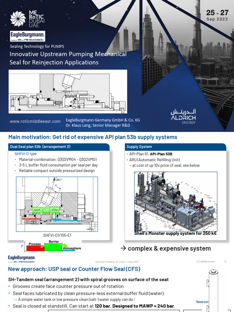 Upstream Pumping Mechanical Seal_ Eliminates API Plan 53B | PDF | Pump ...