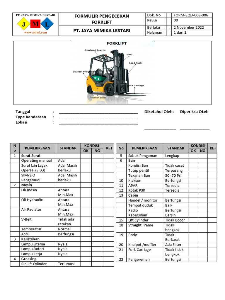 Forklift | PDF