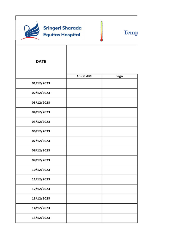 Temperature Record | PDF