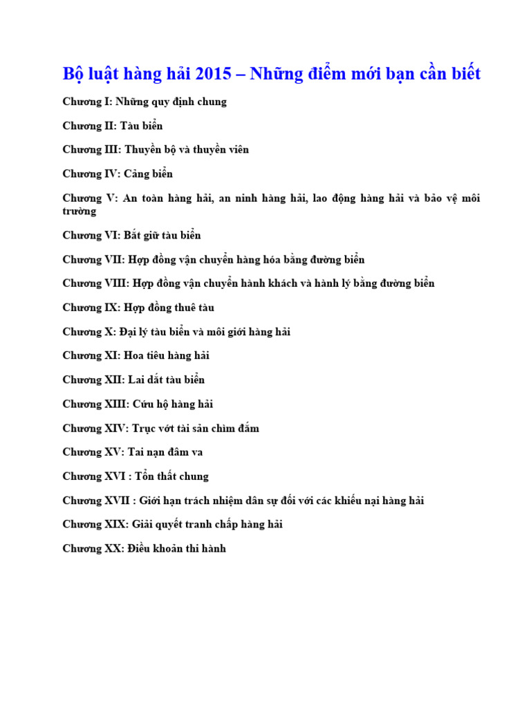 Diem Moi - BLHH 2015 (Chuong 1-2) | PDF