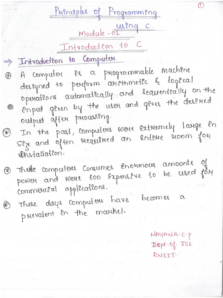 BPOPS203 Module1 | PDF