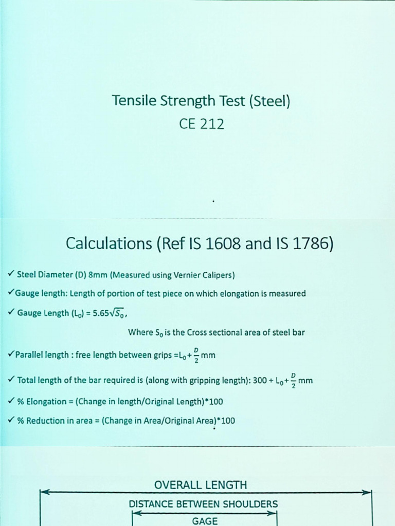 Tests on steel | PDF | Strength Of Materials | Deformation (Engineering)