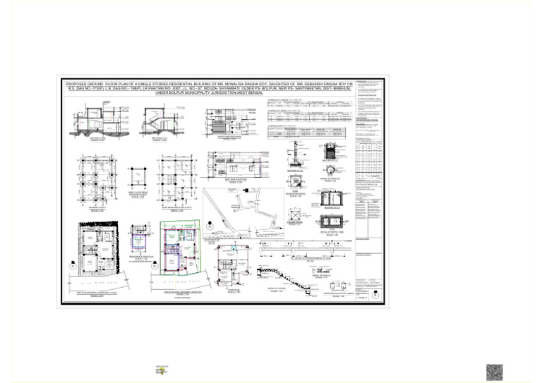 Sanction Drawing | PDF | Buildings And Structures | Structural Engineering
