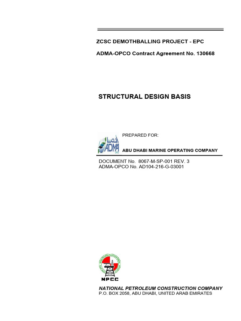 AD104-216-G-03001 Rev.3-Zakum | PDF | Fatigue (Material) | Deep Foundation