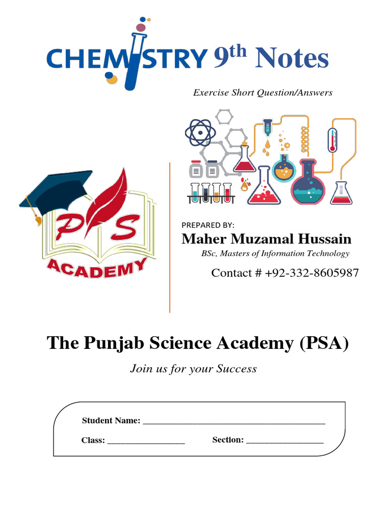 Chemistry Basics for 9th Graders | PDF | Chemical Bond | Chemical Polarity