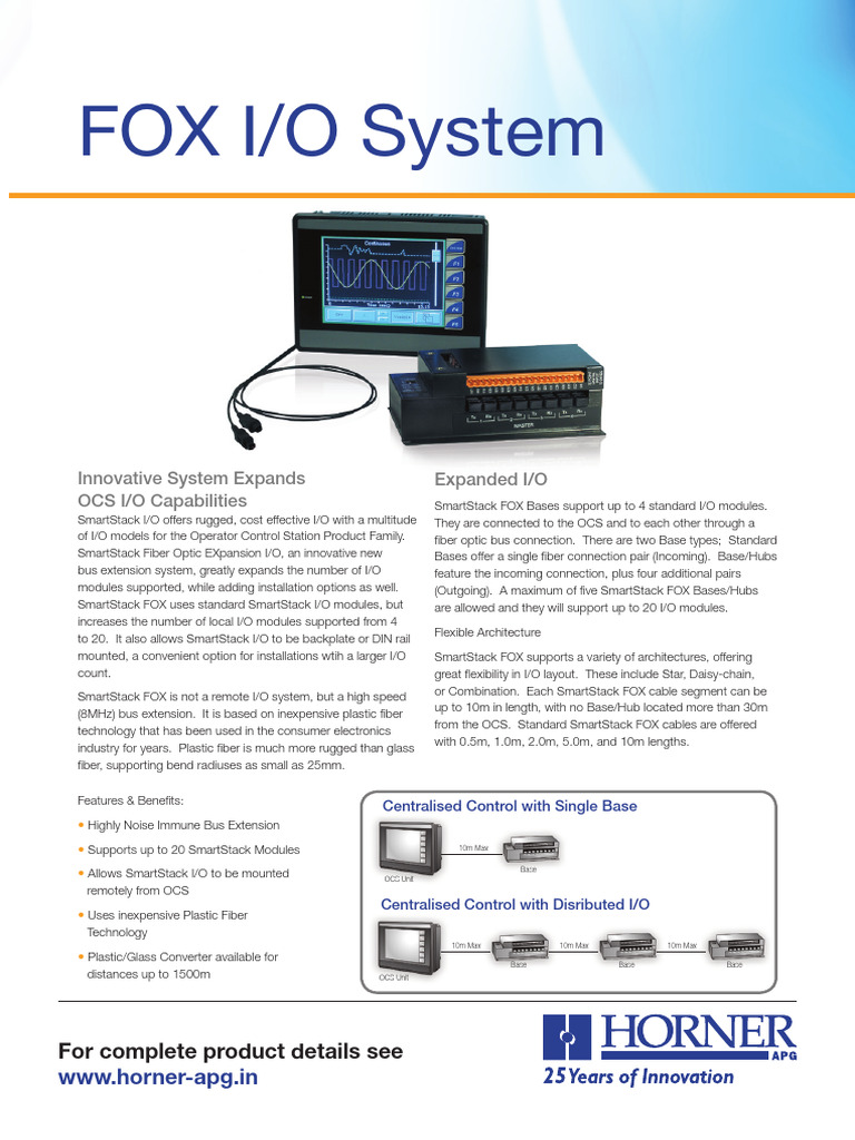Fox IO | PDF | Optical Fiber | Manufactured Goods