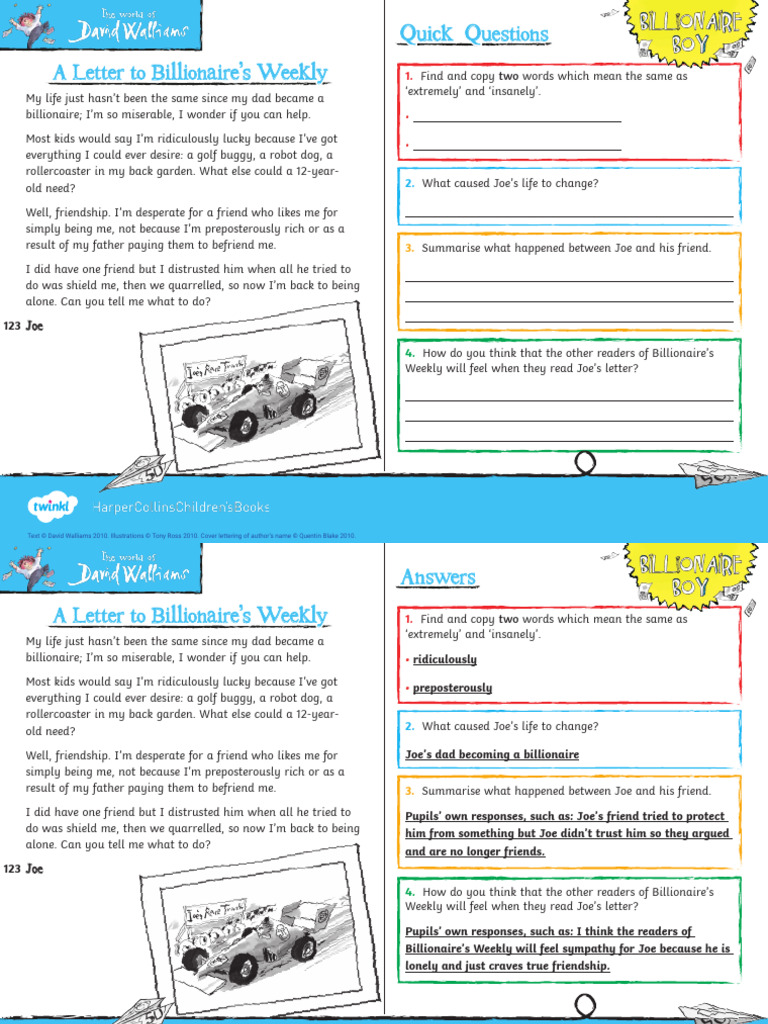 A Letter To Billionaire's Weekly | PDF