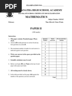 Msce Maths Paper 1 | PDF | Geometry | Mathematical Concepts
