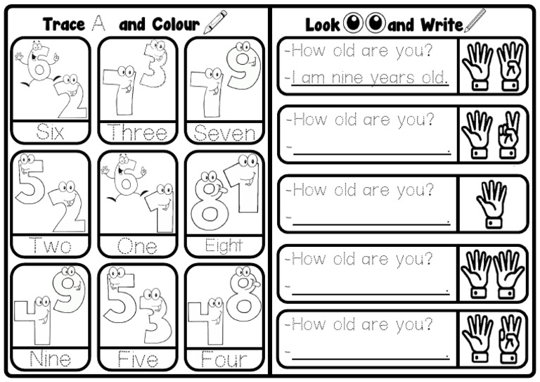 2.4. Numbers - Look and Write | PDF
