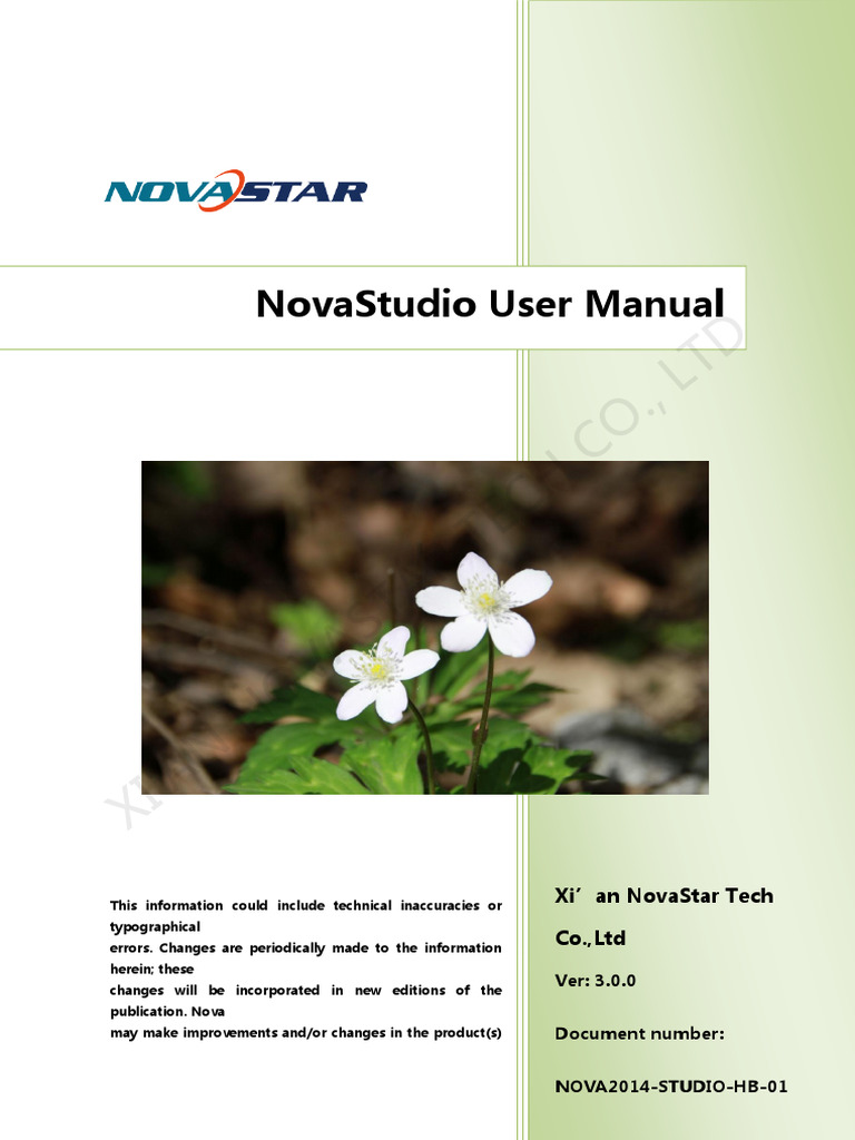 NovaStudio User Manual | PDF | Windows 7 | Adobe Flash