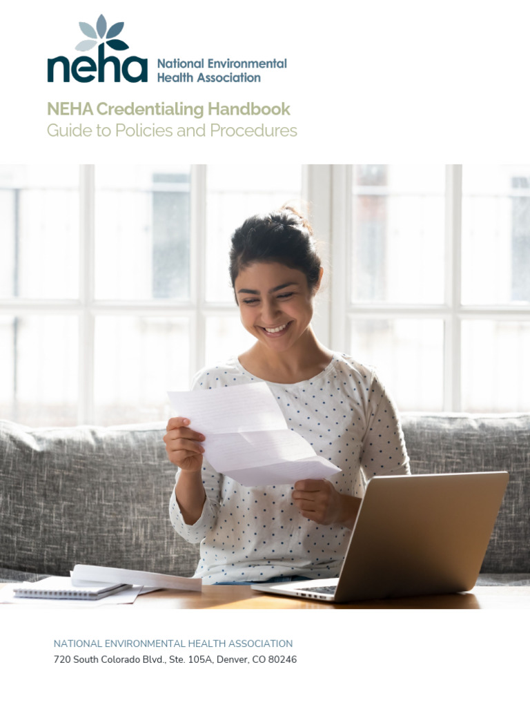NEHA Credentialing Policies Guide | PDF | Credential | Americans With ...
