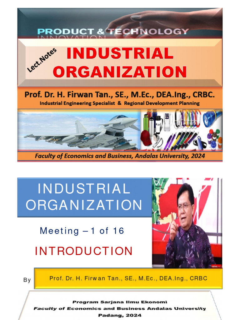 Pertemuan I Industrial Organization, An Overview | PDF | Oligopoly ...
